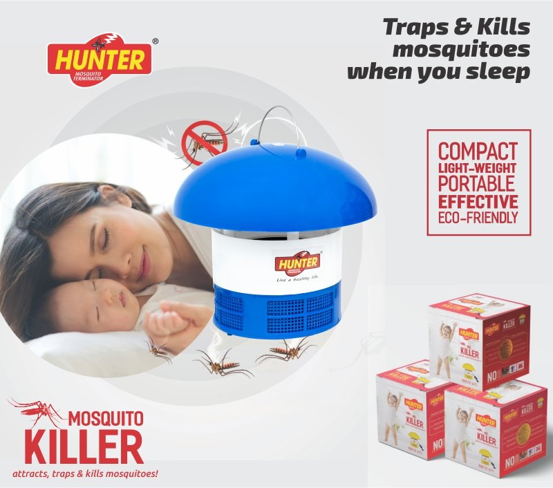 Hunter Mosquito Killer Machine (Blue) | Hunter Mosquito Bat & Killer ...
